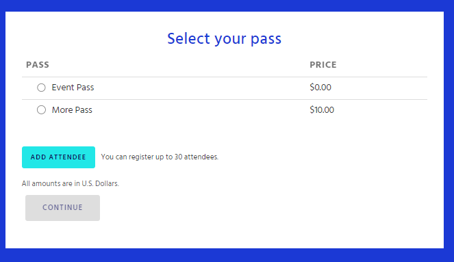 Attendease Bulk Passes – Eventup Planner Support