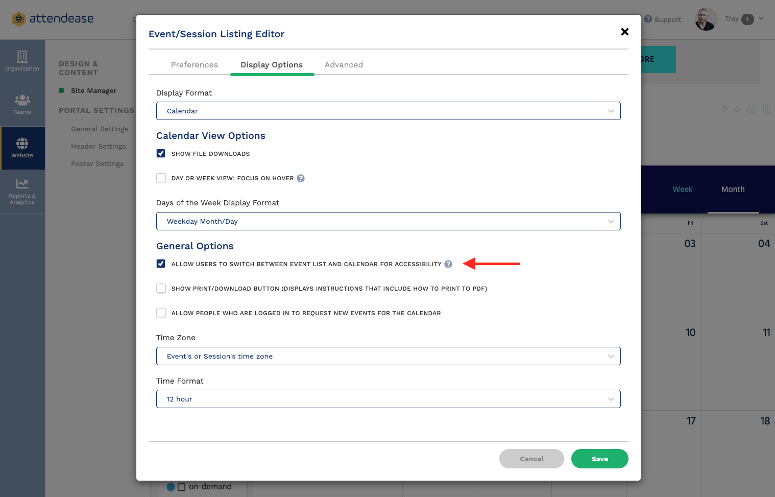 Attendease Website Accessibility – Eventup Planner Support
