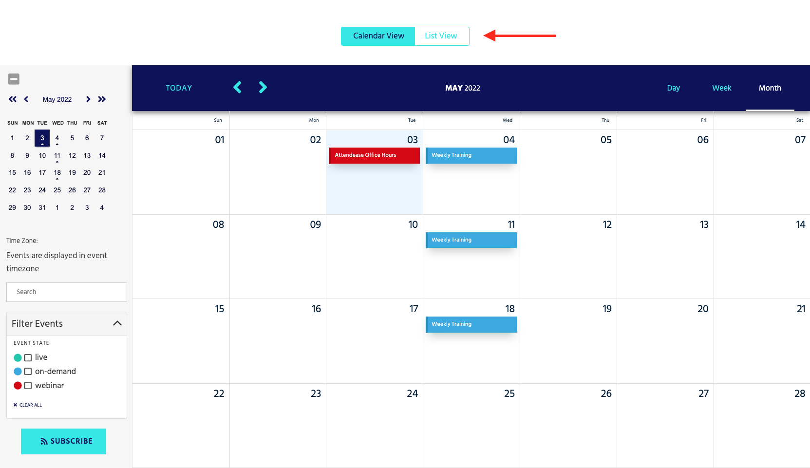 Attendease Website Accessibility – Eventup Planner Support