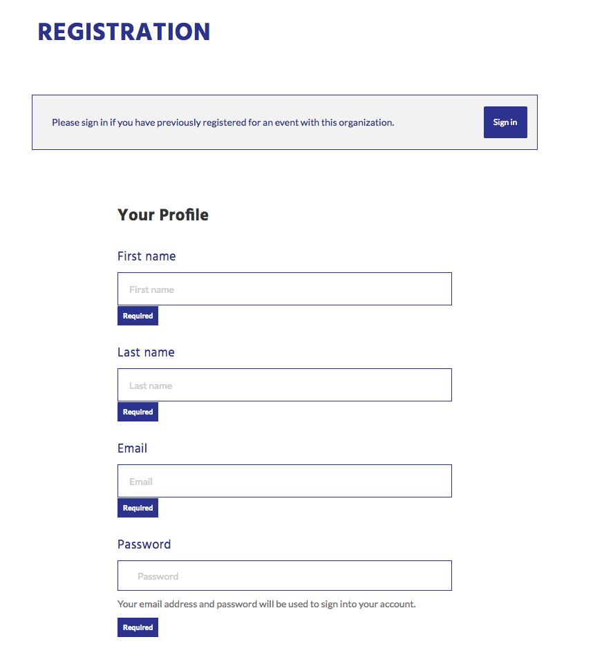 Attendee Authentication Methods – Eventup Planner Support