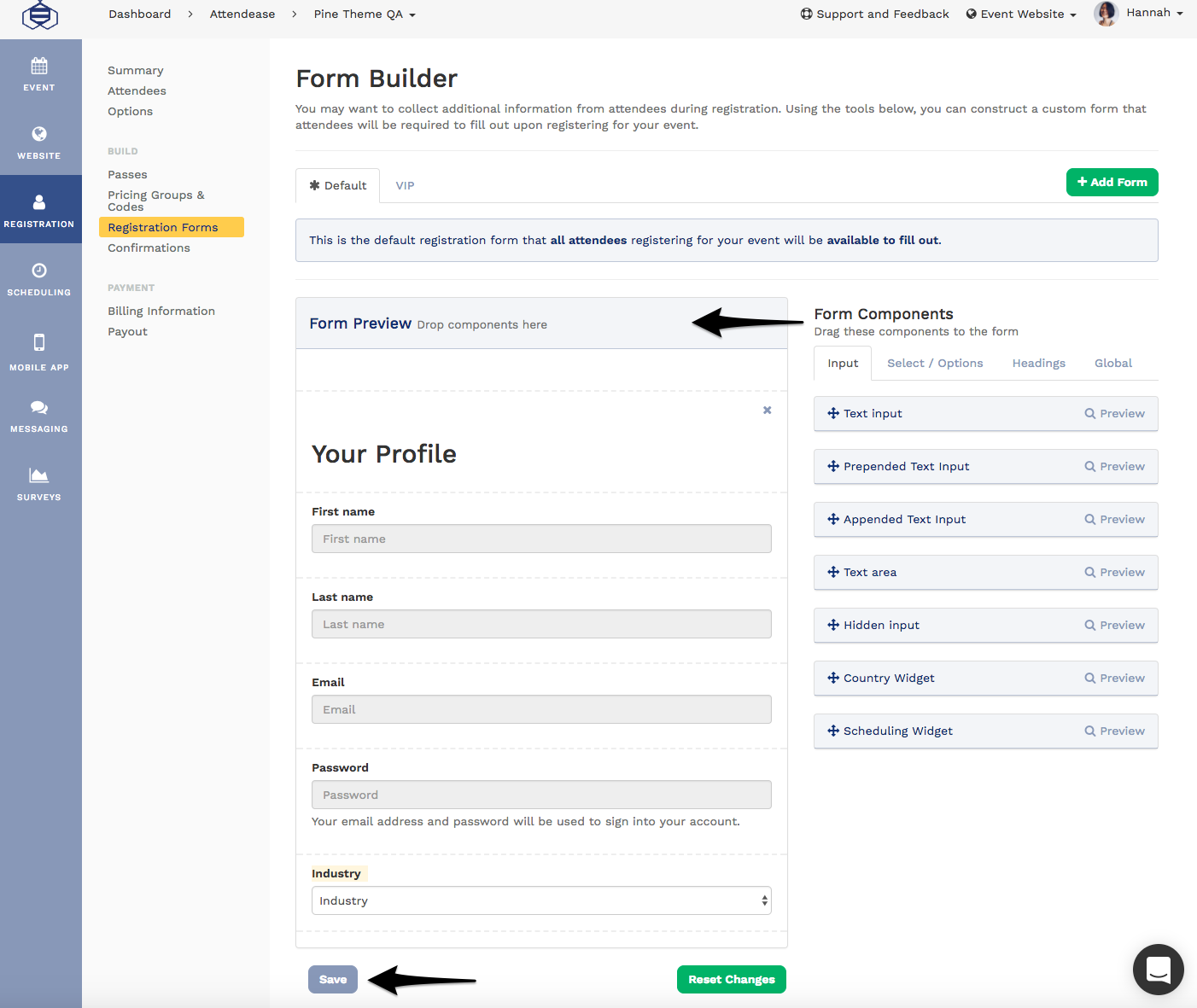 Conditional fields – Eventup Planner Support