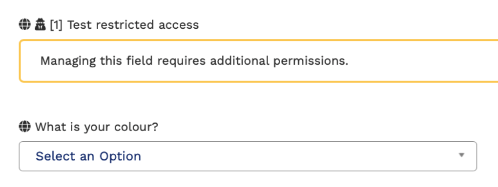Global Field Restrictions – Eventup Planner Support