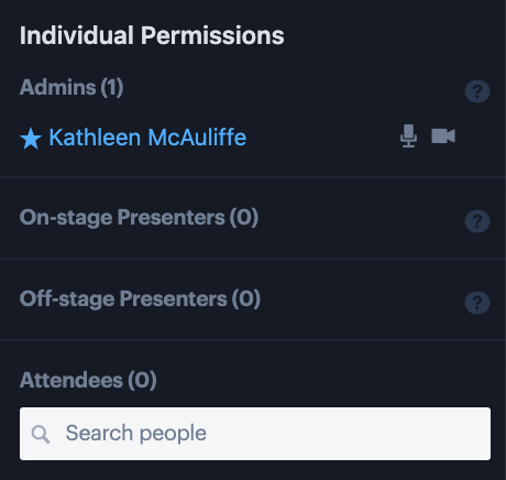 How Can I Turn My Camera and Mic On and Off In the Webinar Room? – Eventup Planner Support