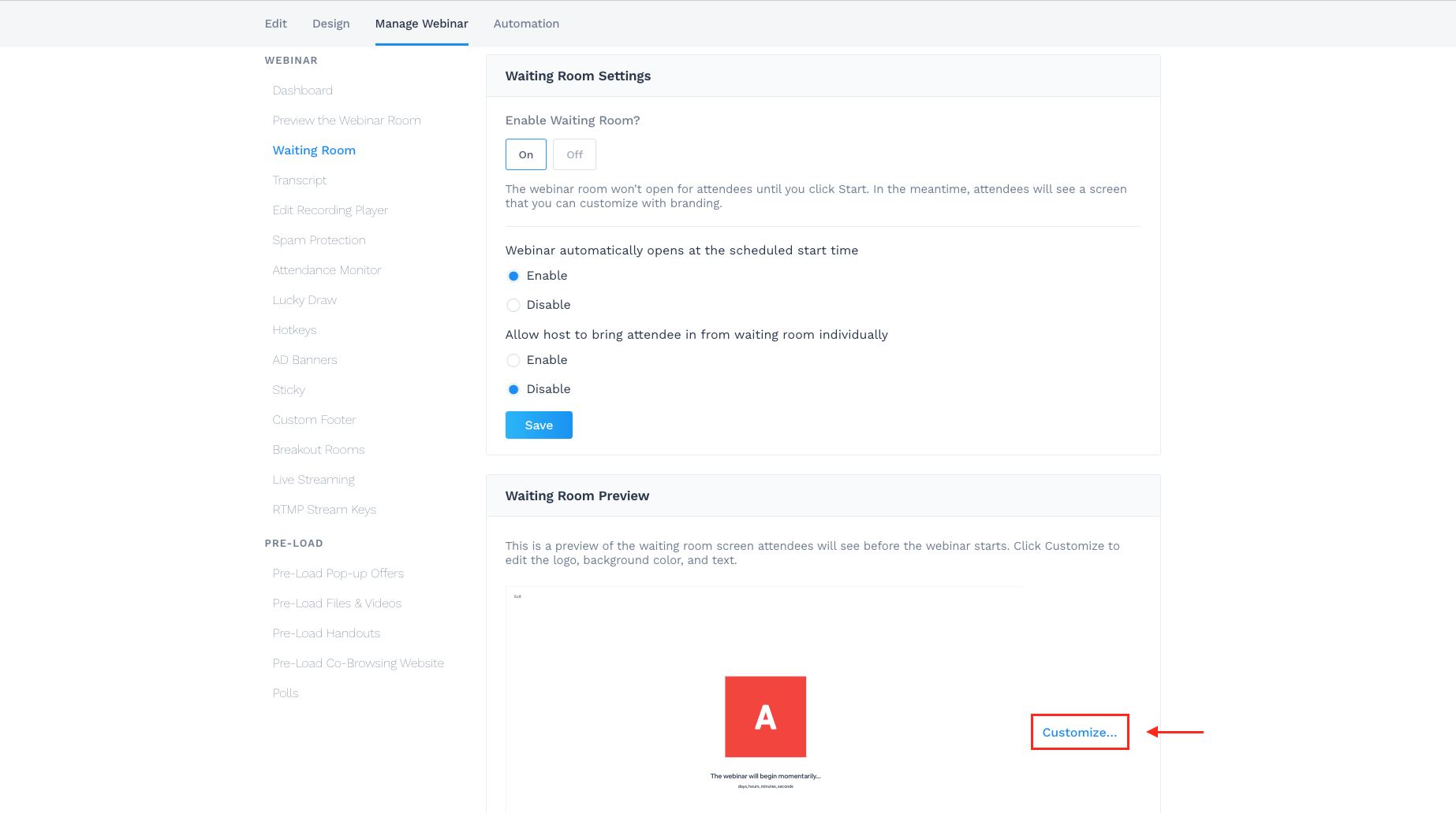 How can I upload mp3 audio files to my session's waiting room? – Eventup Planner Support