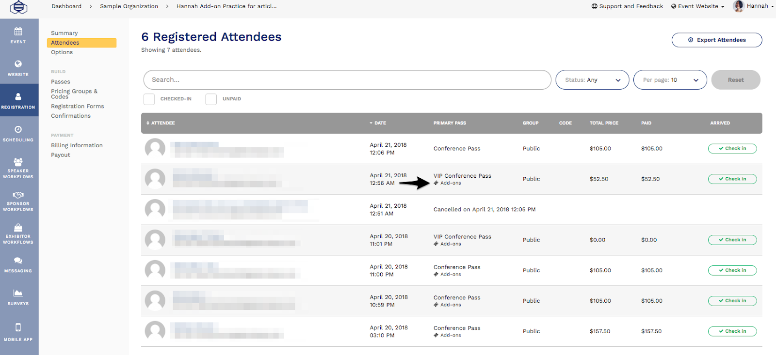 How do I create add-on passes? – Eventup Planner Support