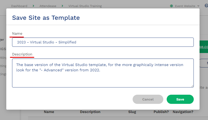 How do I create my own website templates? – Eventup Planner Support