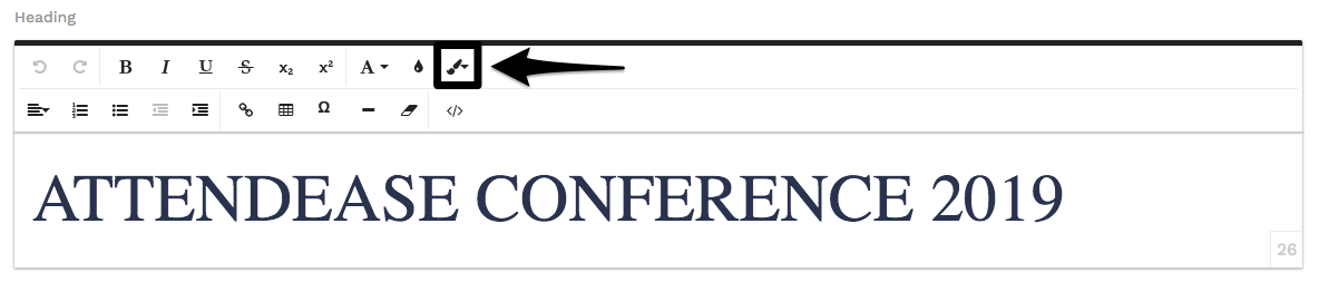 How do I customize text using inline styles? – Eventup Planner Support