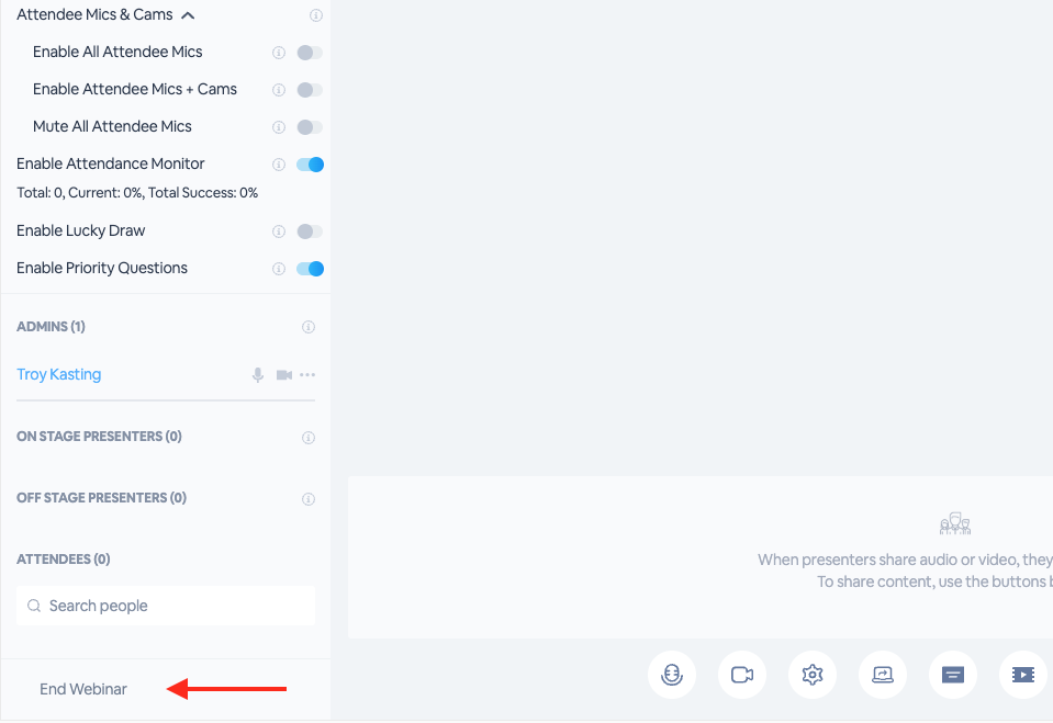 How do I use the Moderator Control Panel? – Eventup Planner Support