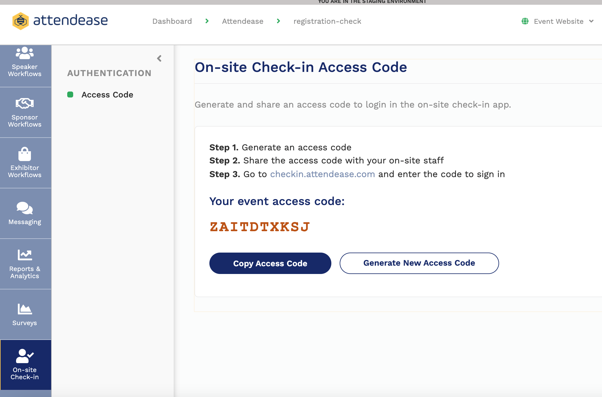QR code check-in – Eventup Planner Support