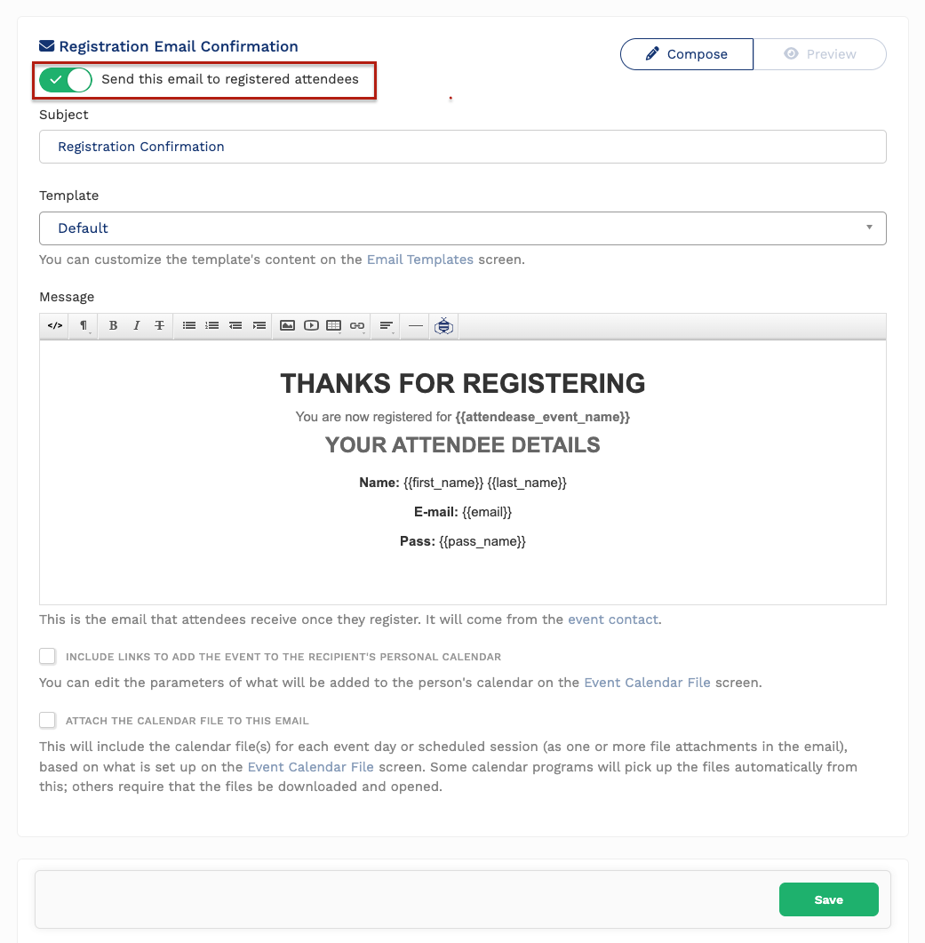 Suppressing Automatic Registration Confirmation Emails – Eventup ...