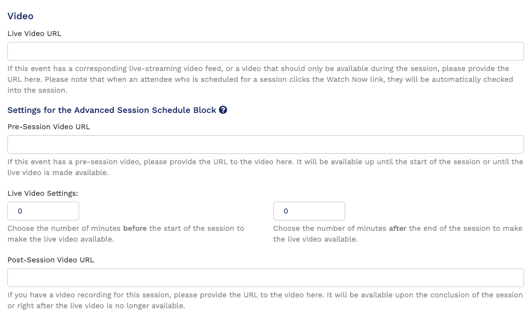 Watch Now Behaviour – Eventup Planner Support